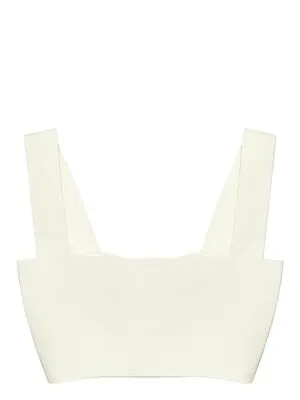 Victoria Beckham Cropped Top - White