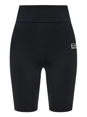 Emporio Armani Training Shorts With Logo - Black