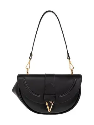 Versace Virtus Shoulder Bag - Black