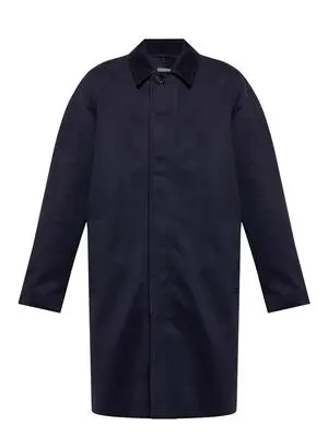 Burberry Cashmere Coat - Navy Blue