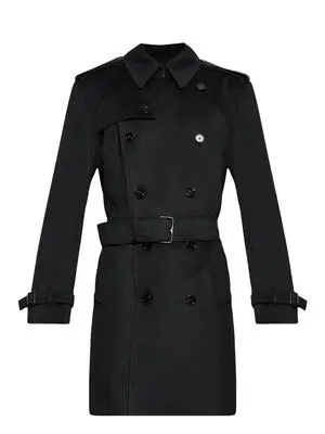 Burberry Cashmere Trench Coat - Black