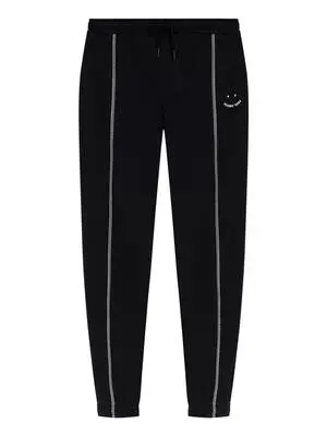 Paul Smith Sweatpants With Embroidered Logo - Black
