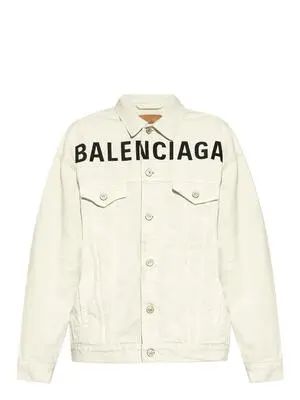BALENCIAGA Balenciaga Denim Jacket With Logo