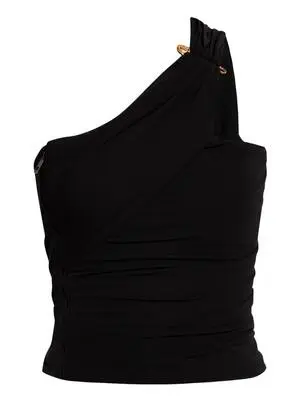 Versace One-shoulder Top - Black