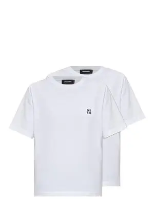 Dsquared2 Two-pack Cotton T-shirts - White
