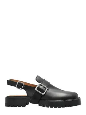 MAISON MARGIELA Leather Loafers - Black
