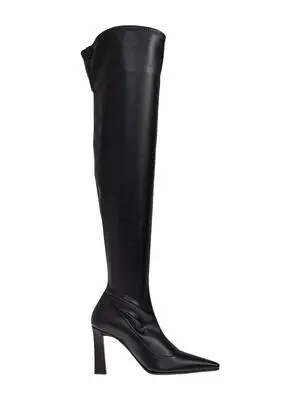 GIUSEPPE ZANOTTI Leather Heeled Boots - Black