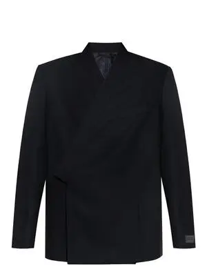 KENZO Wool Asymmetrical Blazer