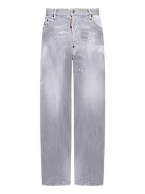Dsquared2 Loose Fit Bootcut Jeans - Grey