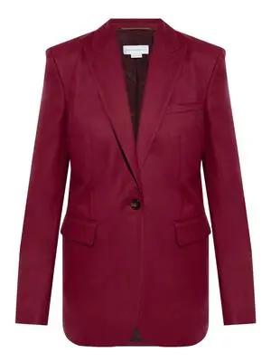 Stella McCartney Wool Blazer - Burgundy