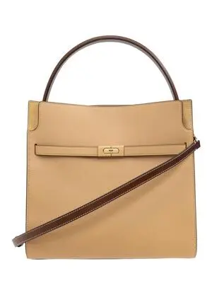 Tory Burch Lee Radziwill Shoulder Bag - Beige
