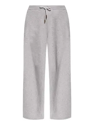 Versace Cashmere-blend Knit Sweatpants - Grey