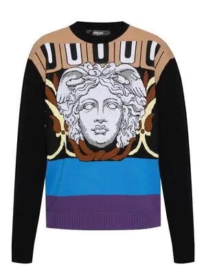 Versace Medusa Head Sweater - Multicolour