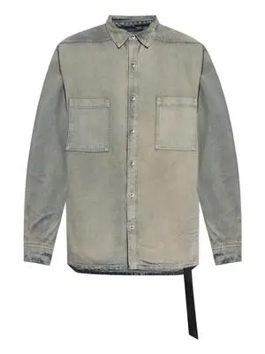 Rick Owens Denim Shirt - Grey