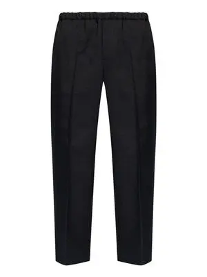 JIL SANDER Pocketed Trousers - Navy Blue