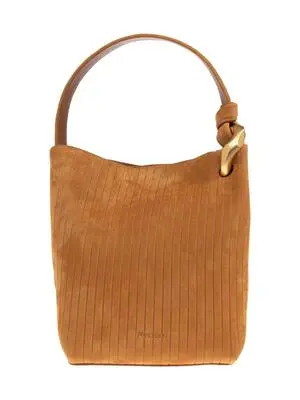 JW Anderson Corner Bucket Shoulder Bag - Brown
