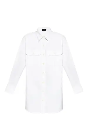 Theory Oversized Denim Shirt - White