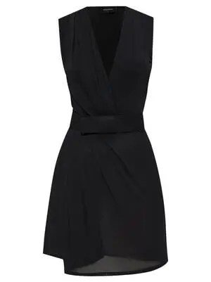 Dsquared2 Sleeveless Mini Dress With Belt - Black