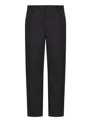 Bottega Veneta Wool Pleated Trousers - Black