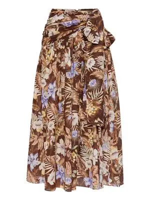 ZIMMERMANN Floral Motif Maxi Skirt