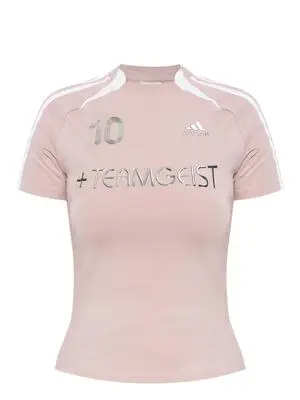Adidas Originals By Alexander Wang T-shirt With Printed Logo - Pink