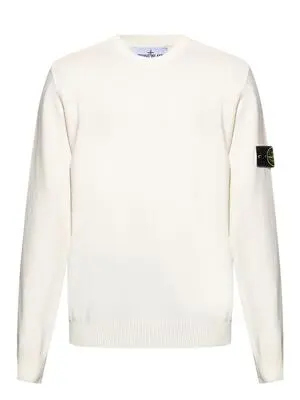 Stone Island Wool Sweater - Cream