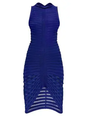 Alaïa Lace Midi Dress - Blue