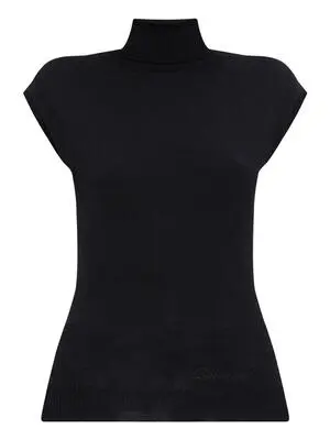 Dsquared2 Sleeveless Turtleneck Sweater - Black