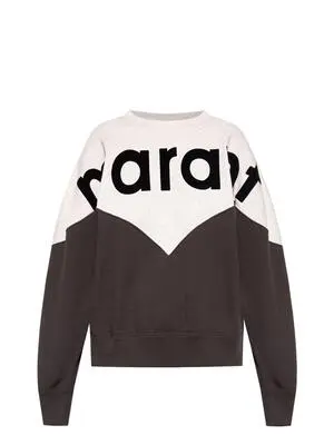 MARANT ETOILE Marant Étoile Huston Logo Sweatshirt Grey