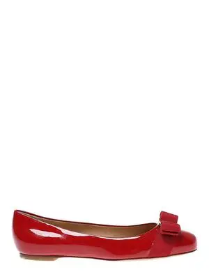 FERRAGAMO Varina Ballet Flats - Red