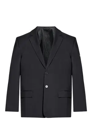 Balenciaga Blazer With Logo - Black