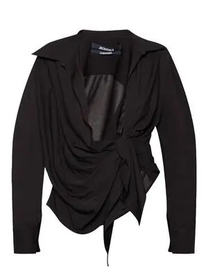 Jacquemus Asymmetrical Top - Black
