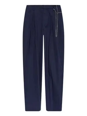 Alexander Wang Pleated Trousers - Navy Blue