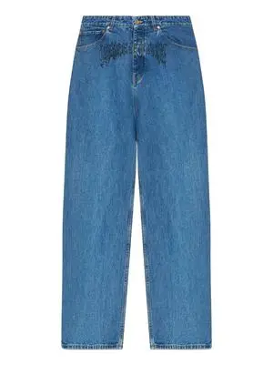 Vetements Logo Jeans - Blue