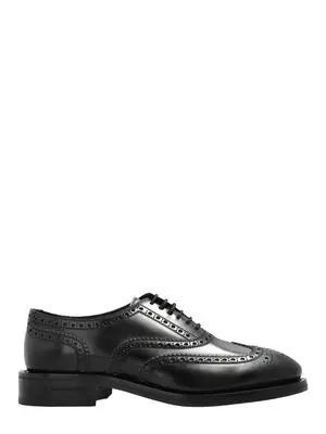 Dsquared2 Leather Brogue Derby Shoes - Black