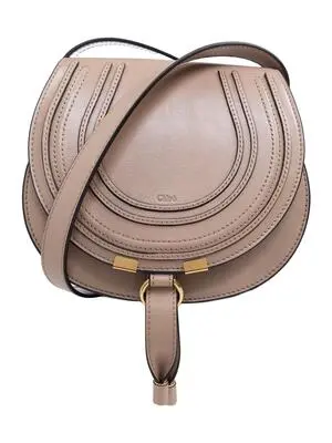 Chloé Marcie Small Shoulder Bag Beige