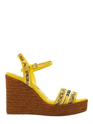 Dolce & Gabbana Wedge Sandals - Yellow