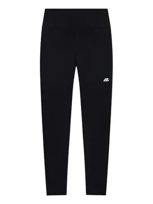 Balenciaga Sport Leggings With Logo - Black