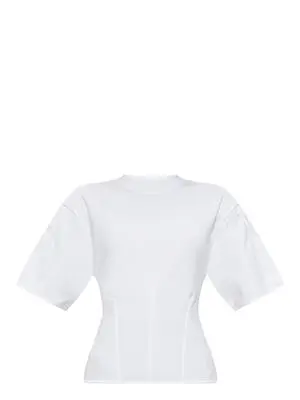 Alexander McQueen Crew Neck T-shirt - White