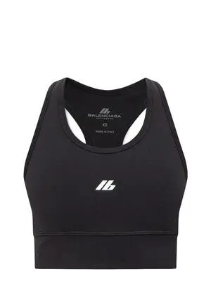 Balenciaga Sleeveless Cropped Top - Black