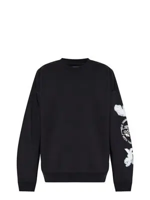 Y3 Printed Sweatshirt Black