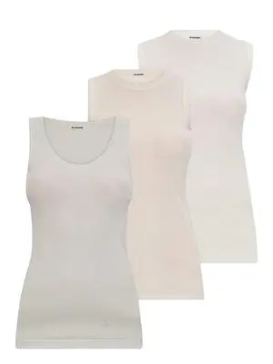 JIL SANDER JIL SANDER+ Three-Pack Of Cotton Tops