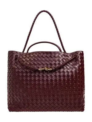 Bottega Veneta Andiamo Large Handbag - Burgundy