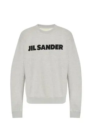 JIL SANDER Logo Sweatshirt - Grey
