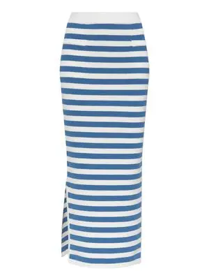 Posse Ari Striped Skirt - Blue