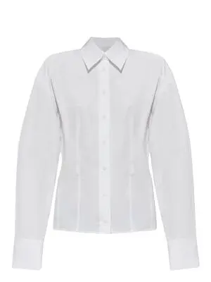 Attico Pleated Shirt - White