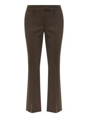 Attico Wool Tailored Trousers - Brown