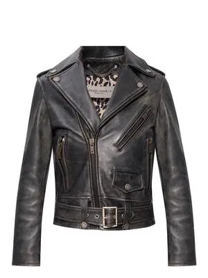 GOLDEN GOOSE Leather Jacket - Black