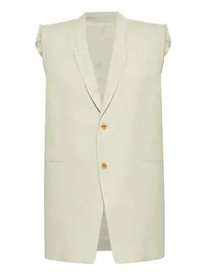 Rick Owens Tailored Blazer - Cream