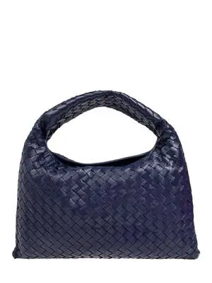 Bottega Veneta Hop Small Shoulder Bag Navy Blue